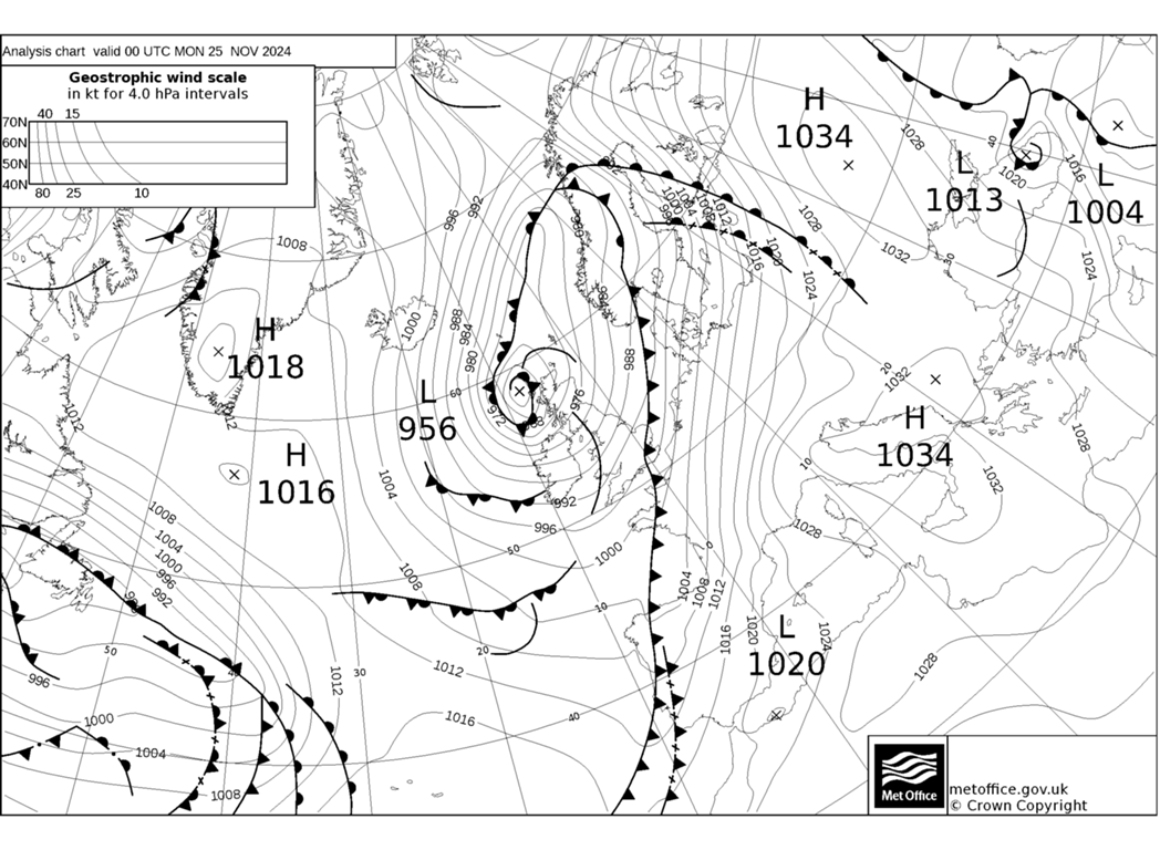 Fax Synoptic Charts From The UK Met Office - Neweather.tv
