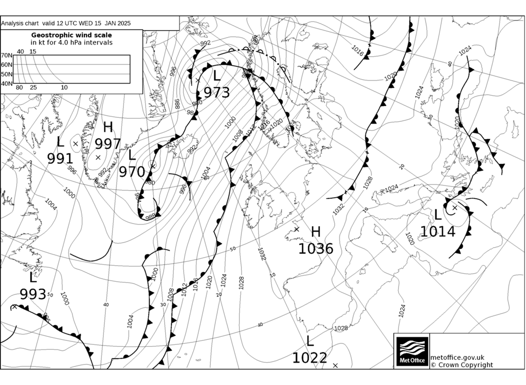 Fax Synoptic Charts From The UK Met Office - Neweather.tv