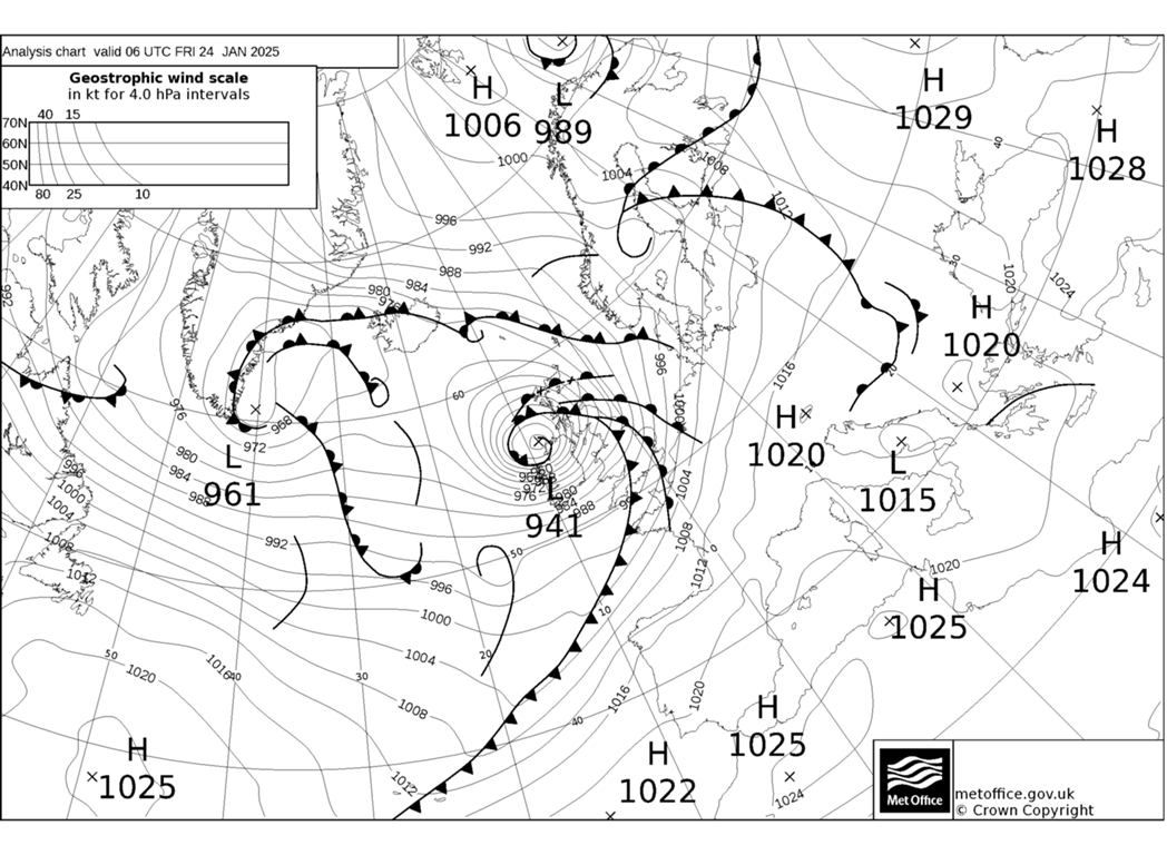 Fax Synoptic Charts From The UK Met Office - Neweather.tv