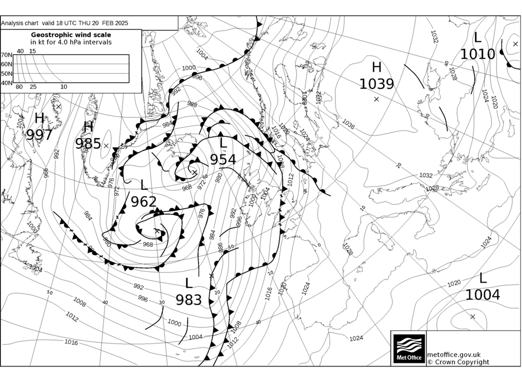 Fax Synoptic Charts From The UK Met Office - Neweather.tv