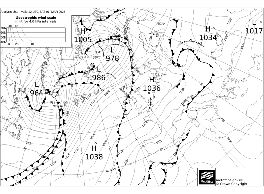 Fax Synoptic Charts From The UK Met Office - Neweather.tv