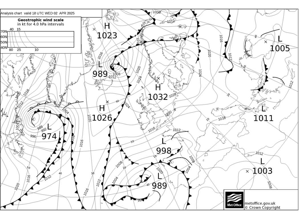Fax Synoptic Charts From The UK Met Office - Neweather.tv