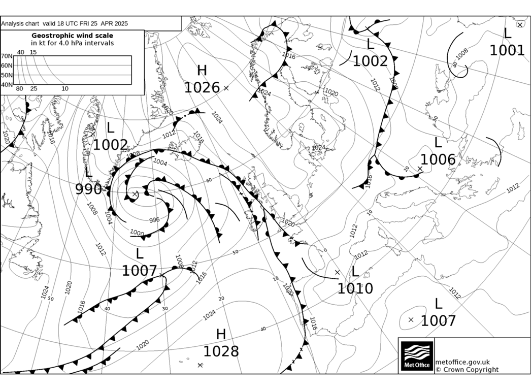 Fax Synoptic Charts From The UK Met Office - Neweather.tv