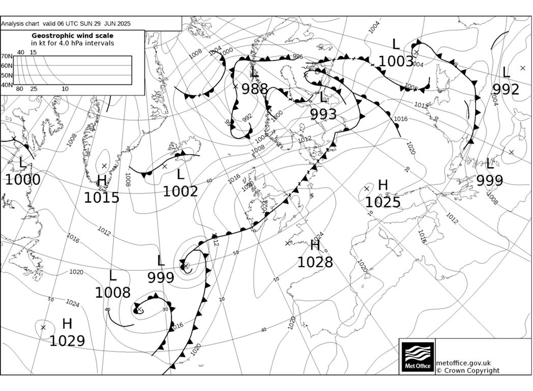 Fax Synoptic Charts From The UK Met Office - Neweather.tv