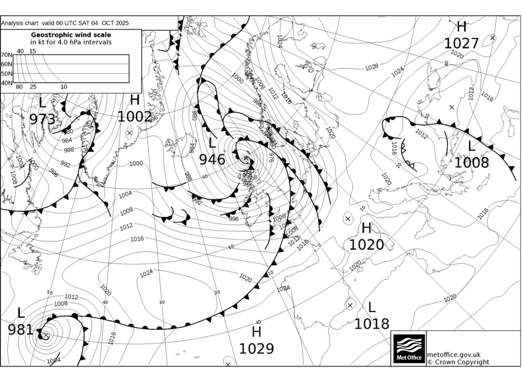 Fax Synoptic Charts From The UK Met Office - Neweather.tv