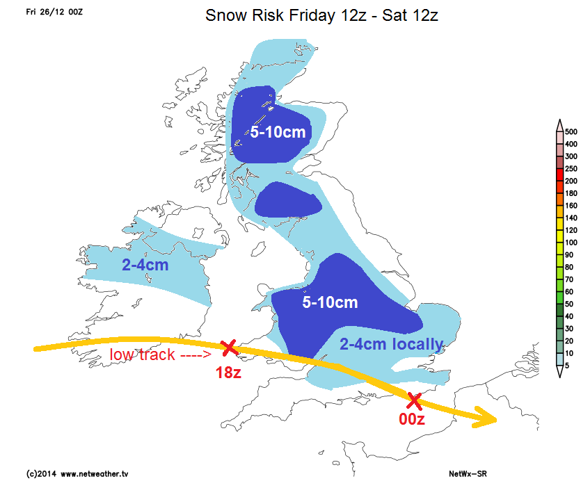 Boxing Day Snow Risk And Beyond - Synoptic Outlook