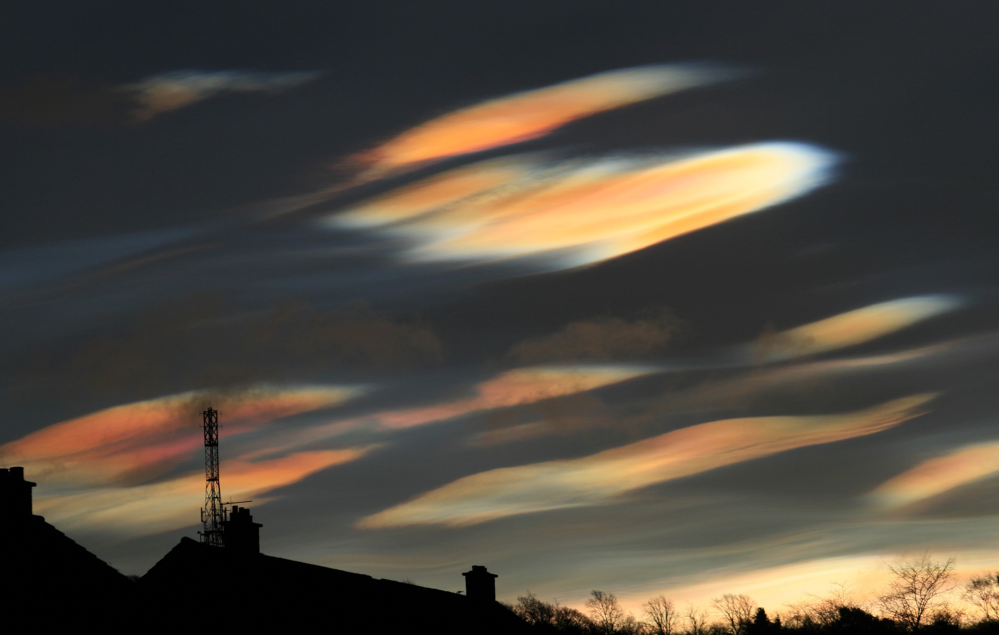 Seen Rainbow Like Mother Of Pearl Clouds Rare Nacreous Blog By Jo