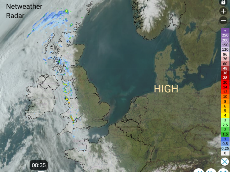 A sizzling Friday with temperatures passing 25C before Bank Holiday ...