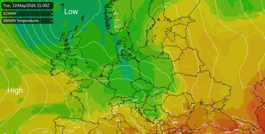 Late frost risk and severe Balkan thunderstorms as cold air sweeps into ...