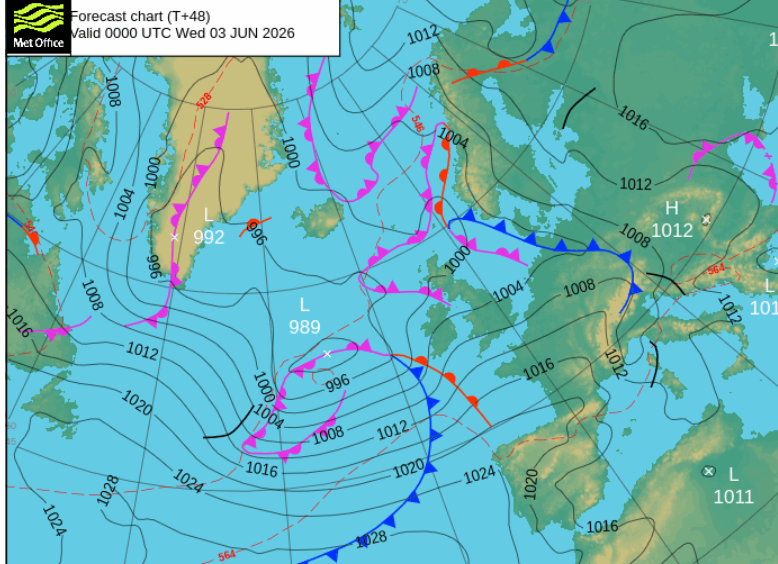 Meteorological summer opens with rain, and lowering temperatures