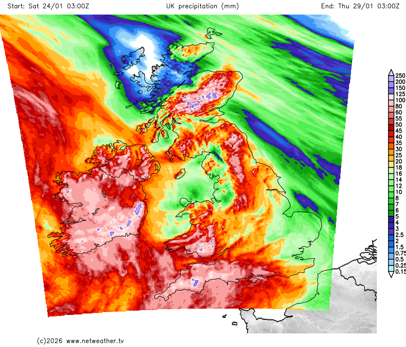 Potential cold easterly foiled by strong Atlantic low pressure