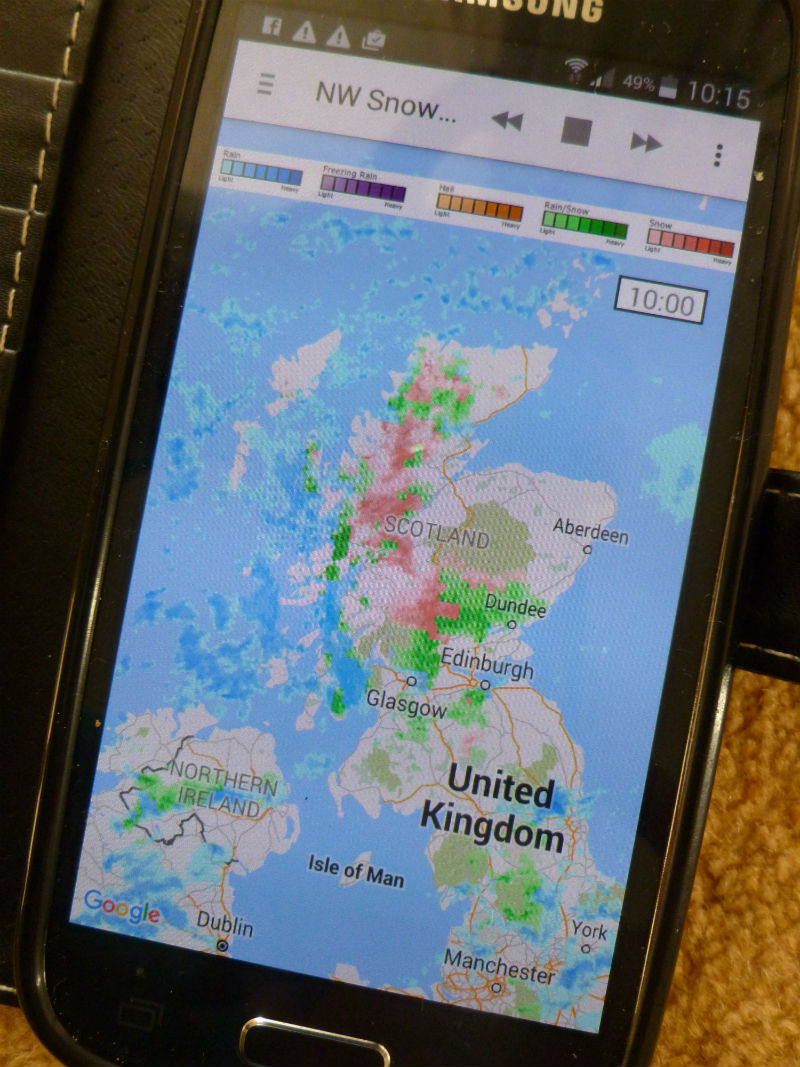 Sleet and Snow for Today/Weds - Where and When?