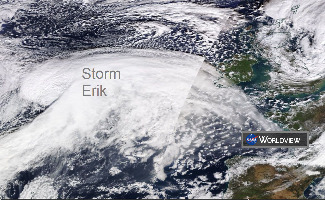 Storm ERIK- End of week gales, high gusts, large waves and heavy rain ...