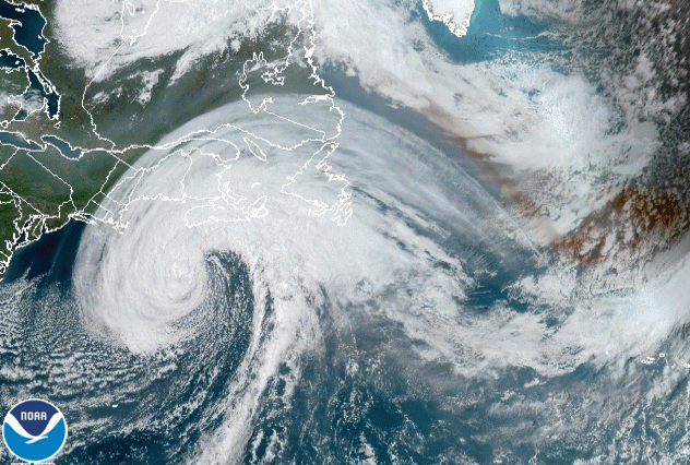 Hurricane Teddy and eastern Canada