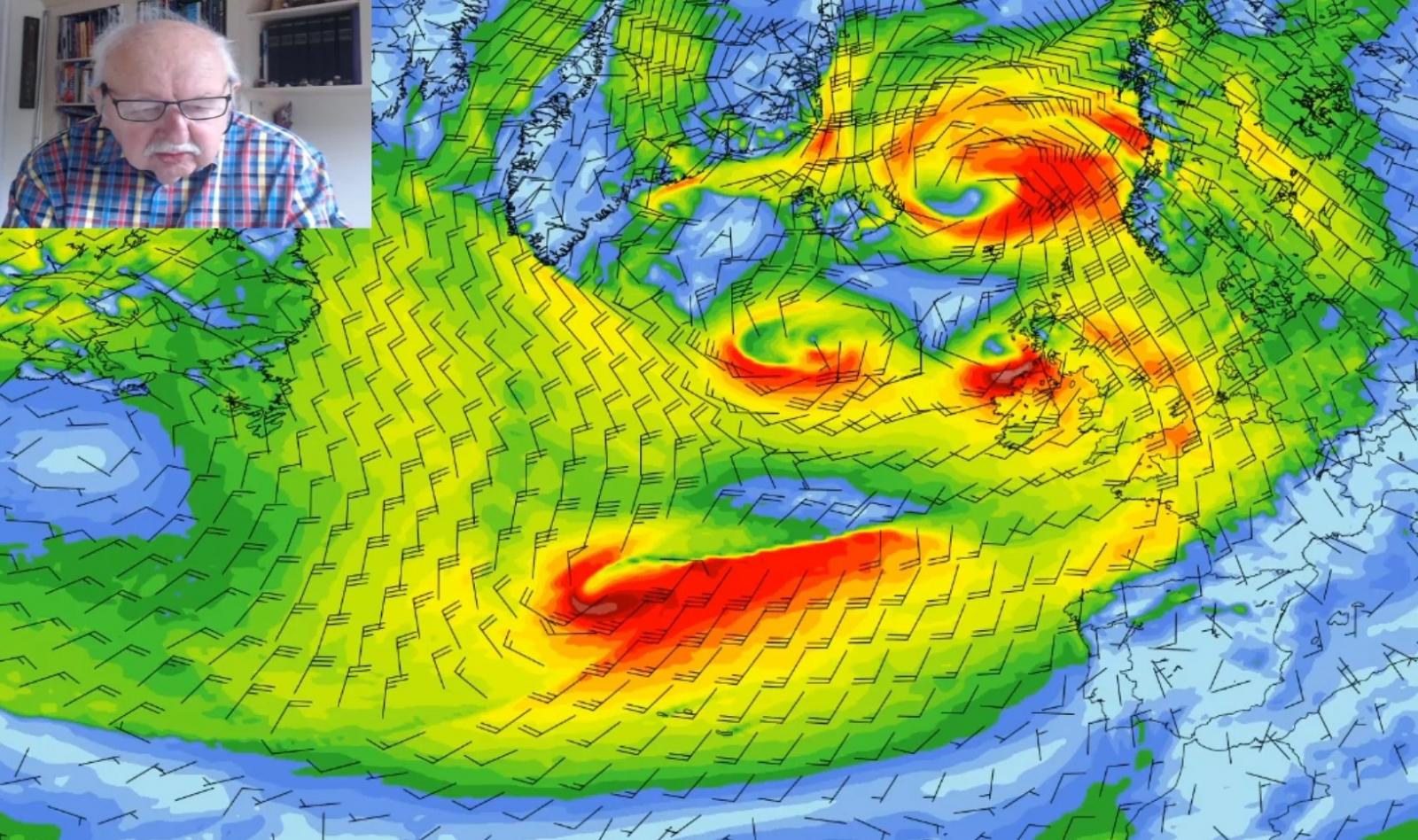 Michael Fish: Wet and windy for now but a change is on the way