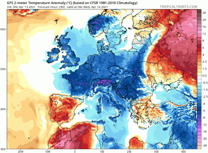 Cold waves hitting Europe continue to threaten growers, is there a link ...