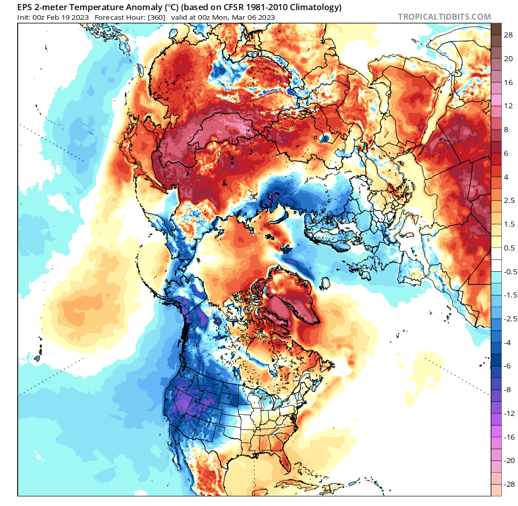 Beware of the false spring, colder weather on the way which could last ...
