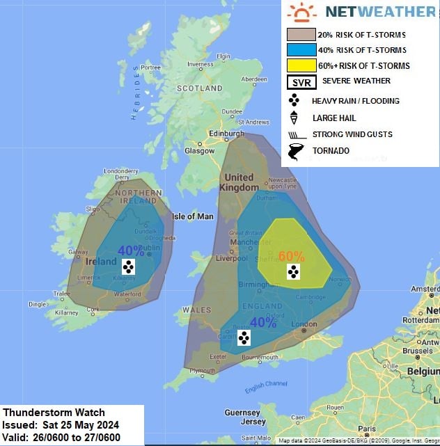 Severe Convective Weather & Storms Forecast - Netweather.tv