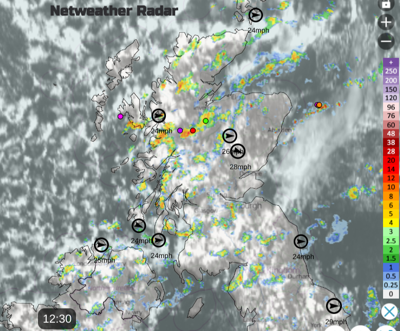 Cool showery flow lasting into the weekend but with plenty of sunny spells
