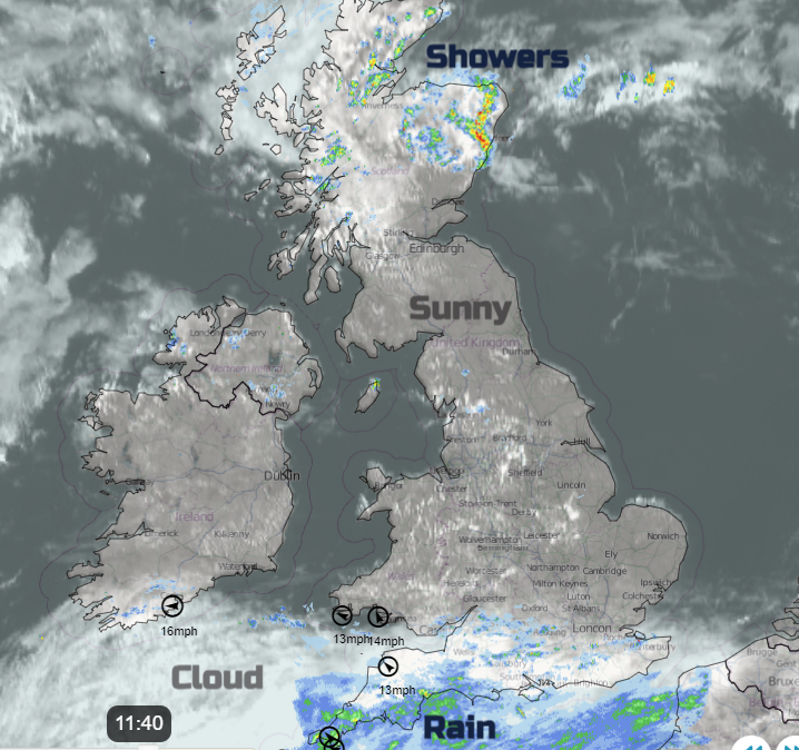 UK weather - rain and shine this week