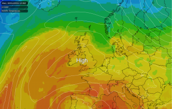 Anticyclone to dominate the UK weather pattern this week
