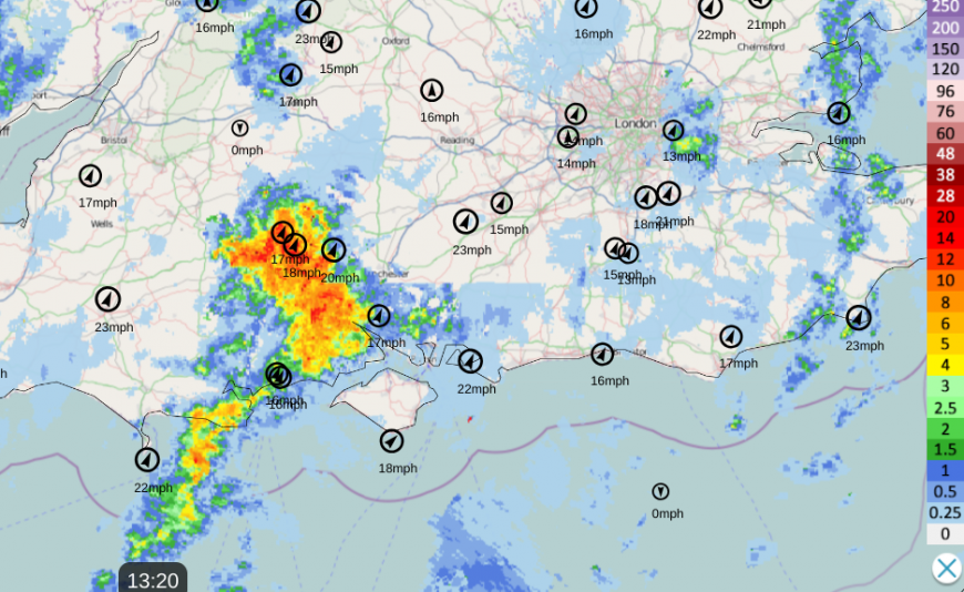 Very mild. A windy end to the working week, with heavy rain for western ...
