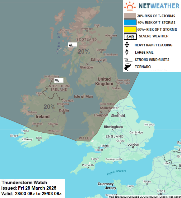 Severe Convective Weather & Storms Forecast - Netweather.tv